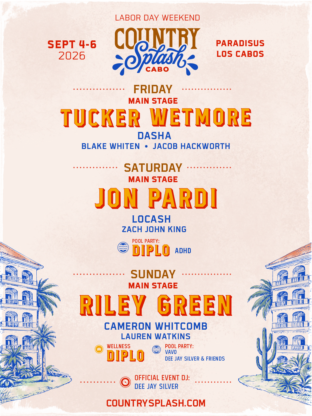 Official 2026 Lineup | Country Splash
